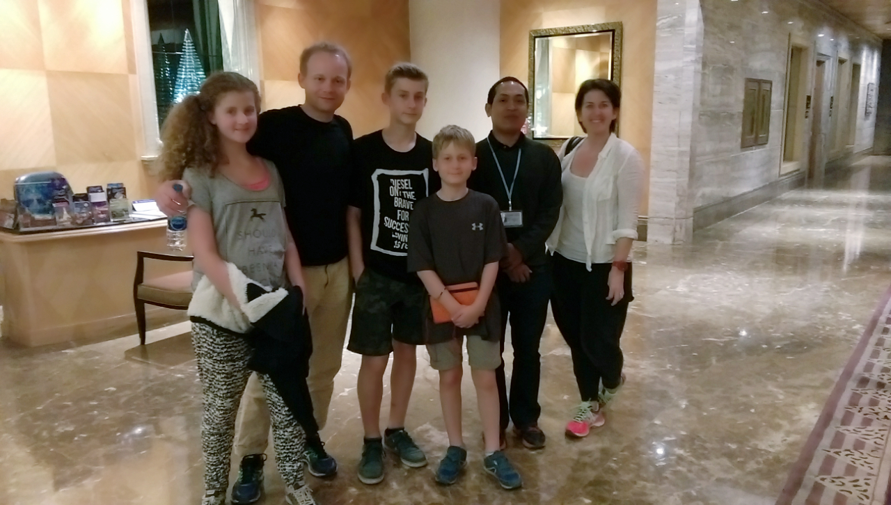 Pick up guest at hotel